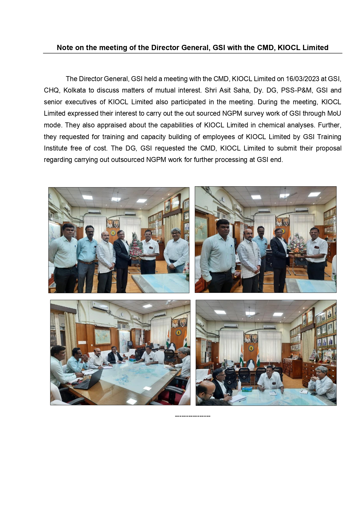 KIOCL Ltd.